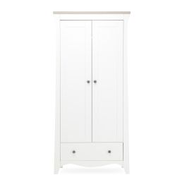 CuddleCo Clara Wardrobe White/Ash